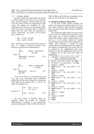 A Decision tree and Conditional Median Filter Based Denoising for impulse noise in images | PDF ...