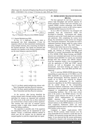 Performance Analysis of 802.lln MIMO OFDM Transceiver | PDF