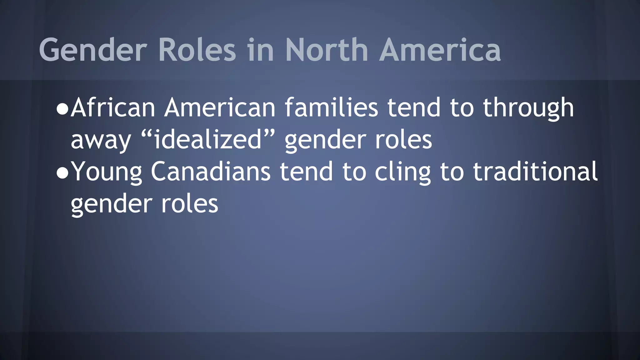Gender roles in different cultures | PPTX