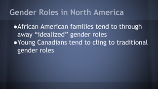 Gender roles in different cultures | PPTX