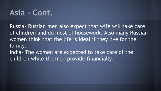 Gender roles in different cultures | PPTX | Women\'s Health | Healthy ...