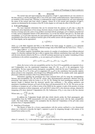Analysis of Pseudogap in Superconductors | PDF