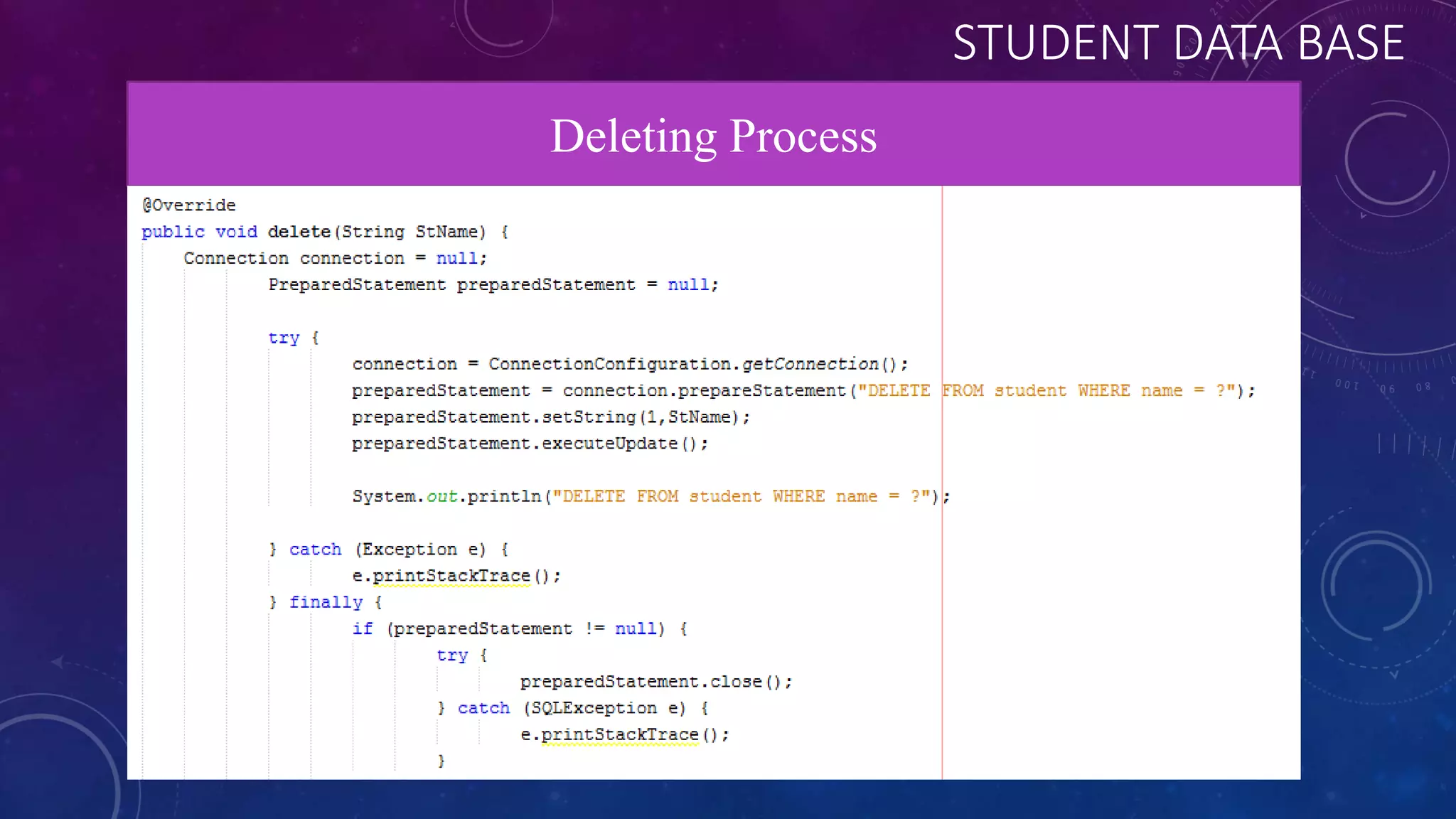 Student Data Base by OOP | PPT