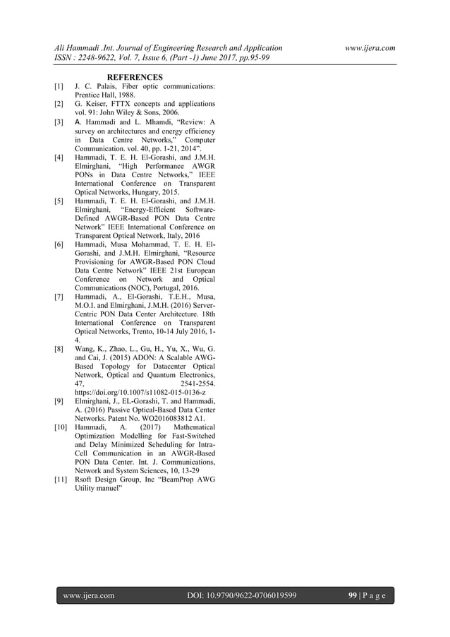 On the Architecture and Design of Multi-Wavelength Passive Optical Arrayed Waveguide Grating ...