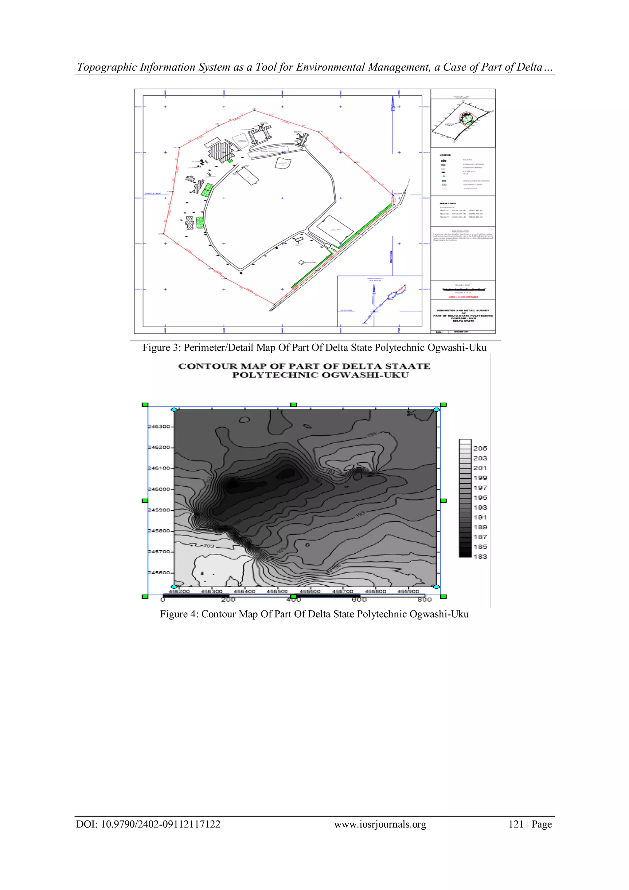 Topographic Information System as a Tool for Environmental Management, a Case of Part of Delta ...