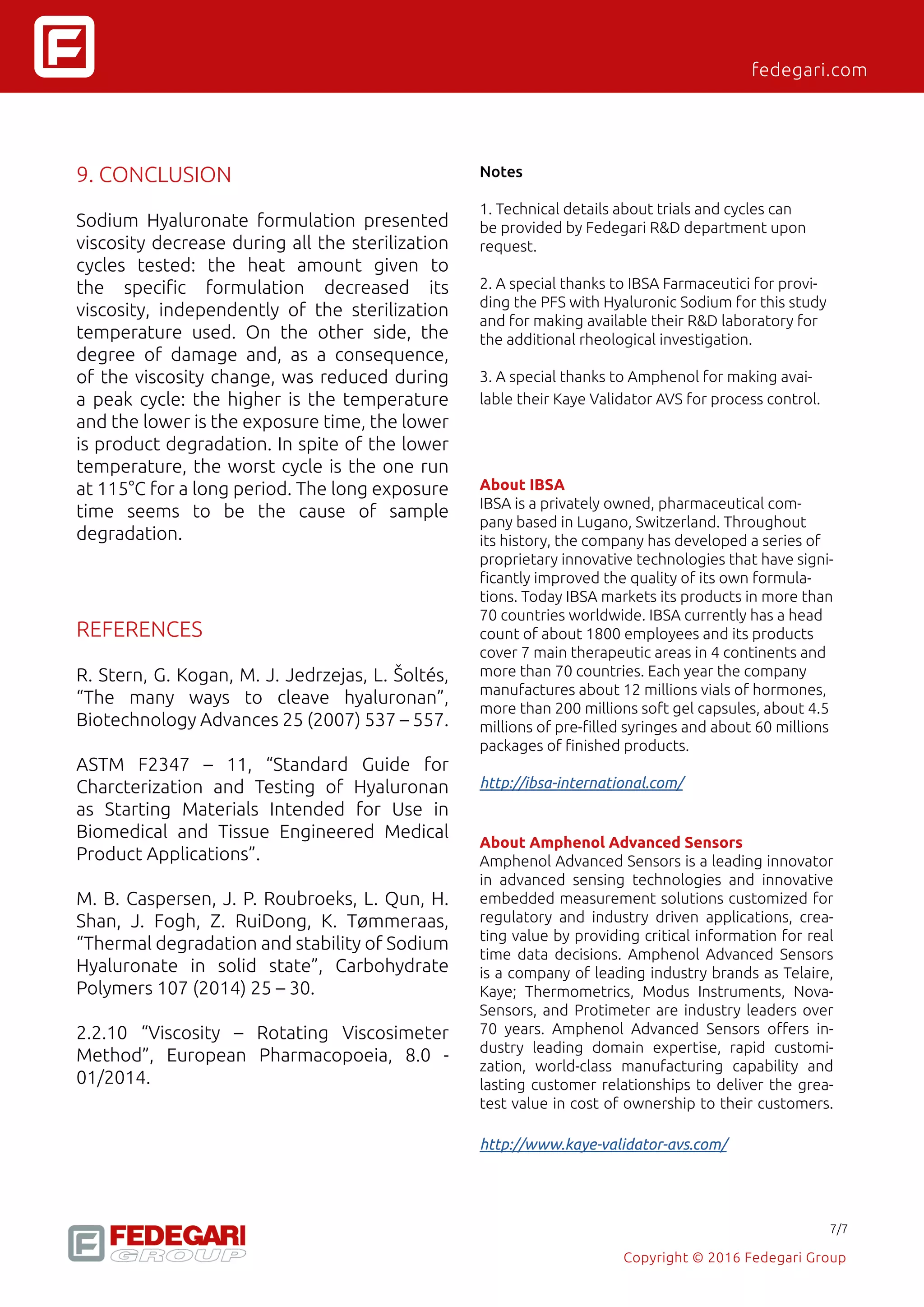 White Paper - Thermal sterilization of Pre-filled Syringes (PFS) with ...