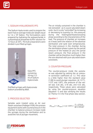 White Paper - Thermal sterilization of Pre-filled Syringes (PFS) with ...