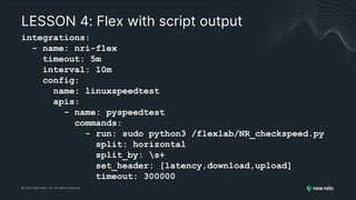 Flex Workshop, New Relic O11y Days | PPTX