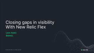 Flex Workshop, New Relic O11y Days | PPTX