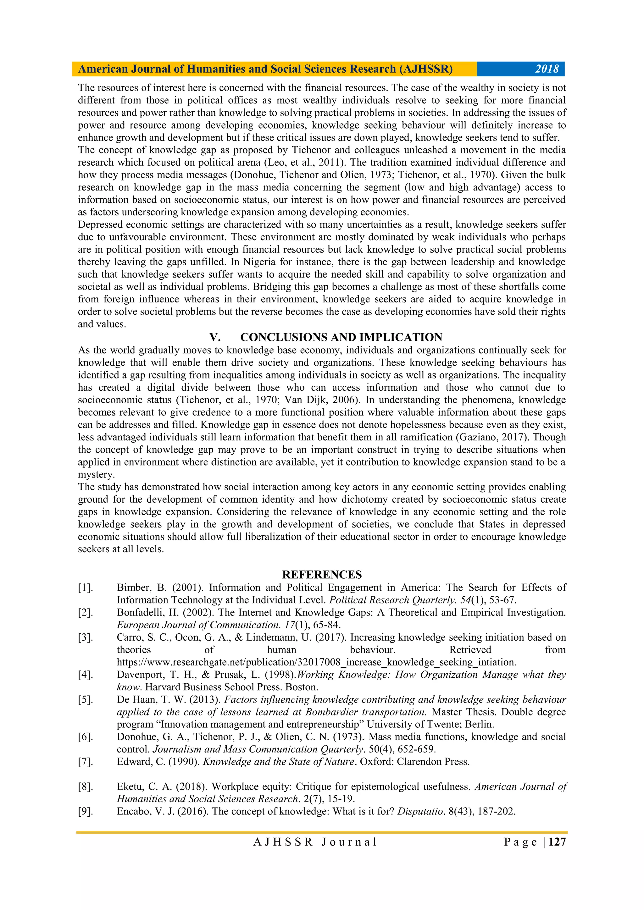 Knowledge Gap: The Magic behind Knowledge Expansion | PDF