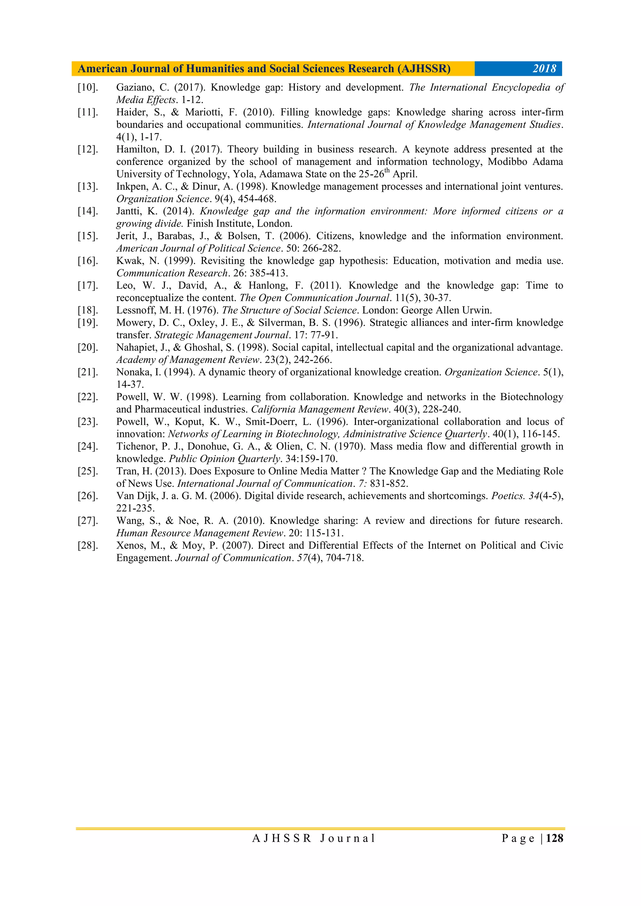 Knowledge Gap: The Magic behind Knowledge Expansion | PDF