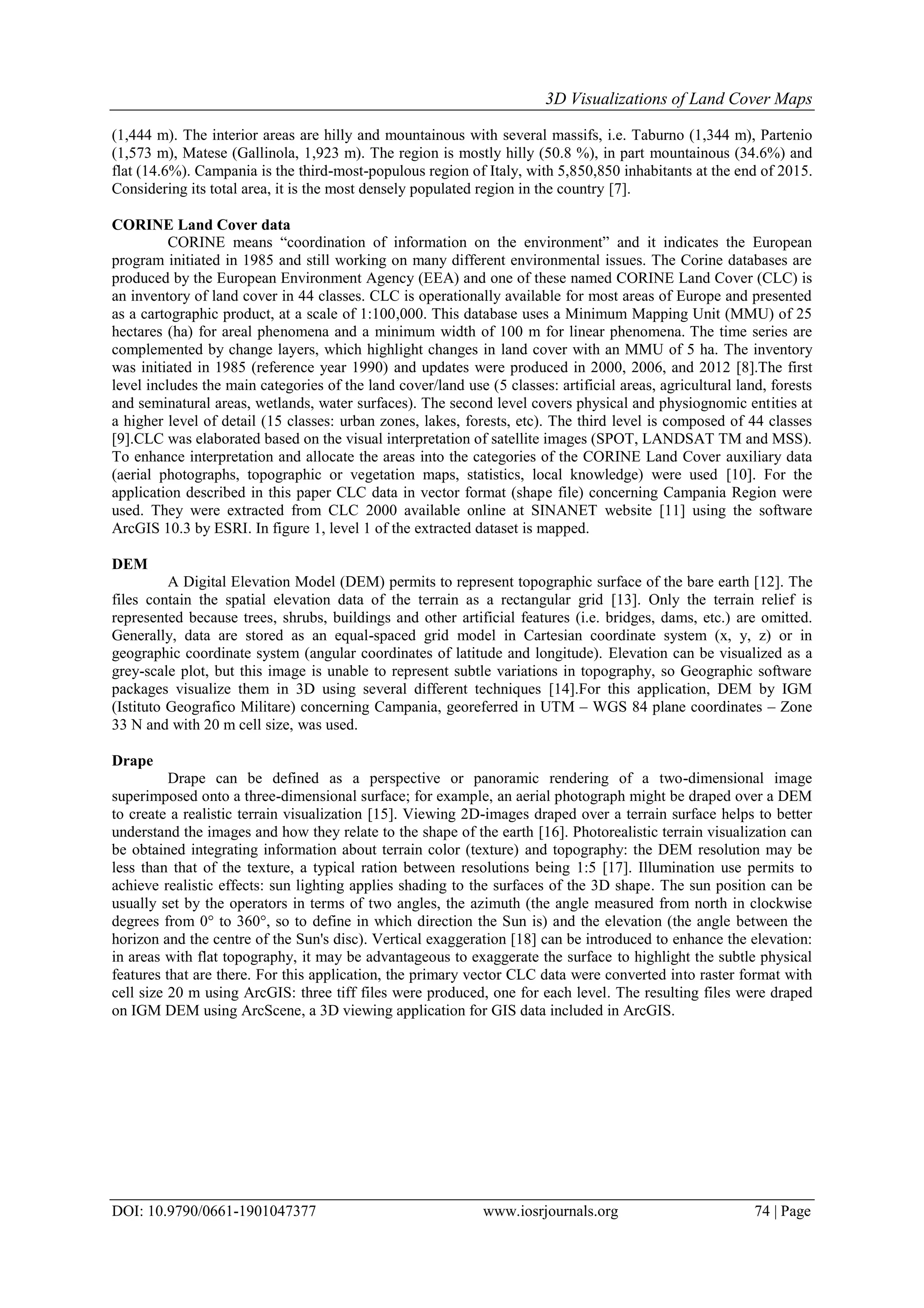 3D Visualizations of Land Cover Maps | PDF | 3-D Graphics | Computer ...