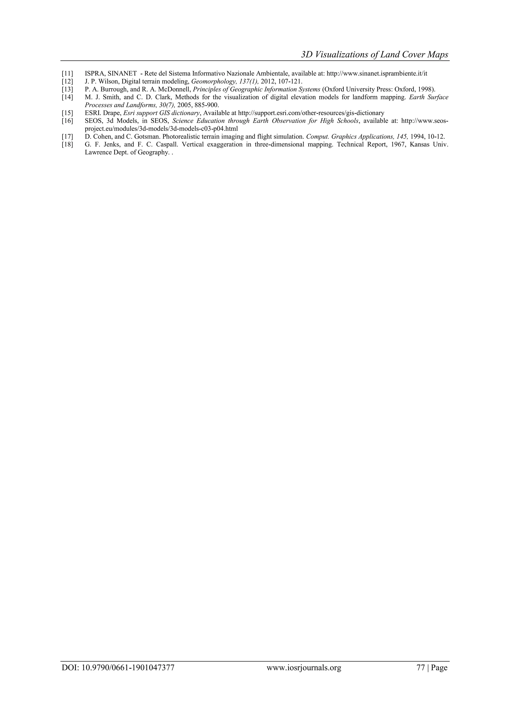 3D Visualizations of Land Cover Maps | PDF