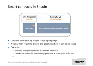 Smart Contracts and Identity | PDF