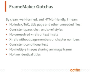 Putting it where they need it: How to Populate a Salesforce Knowledge base with FrameMaker ...