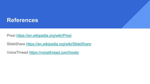 Comparing Slideshare, VoiceThread, Prezi to PowerPoint | PPT