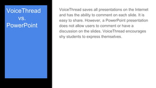 Comparing Slideshare, VoiceThread, Prezi to PowerPoint | PPT