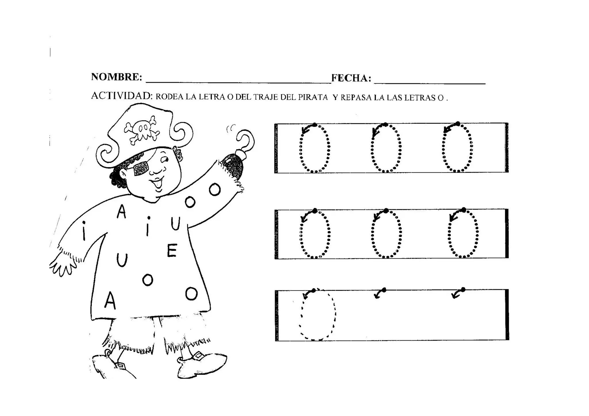 FICHAS DE LA VOCAL O | DOC