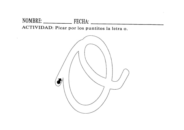 FICHAS DE LA VOCAL O | DOC