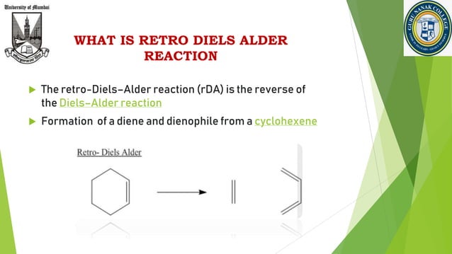 Retro diels alder reaction and ortho effect | PPTX | Chemistry | Science