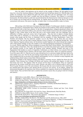 Black Africanity and Afro-optimism in Chimamanda Ngozi Adichie’s ...