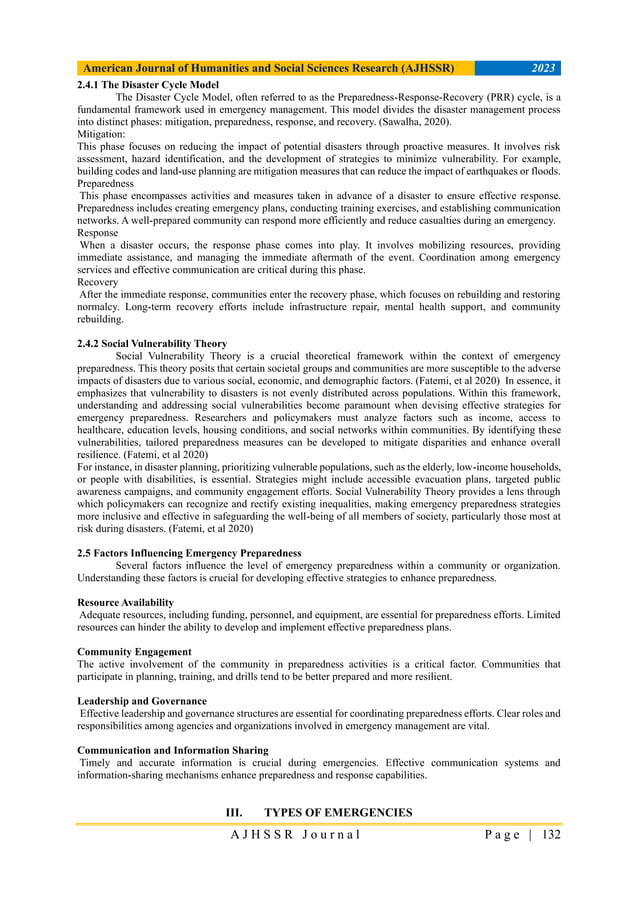 Strategies for Developing Effective Emergency Preparedness | PDF