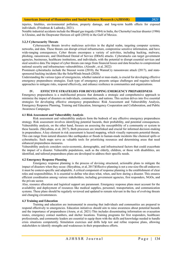 Strategies for Developing Effective Emergency Preparedness | PDF