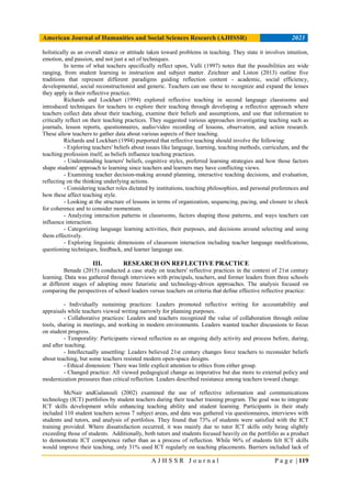 Examining Reflective Teaching Practices in the Digital Age | PDF | Educational Assessment ...