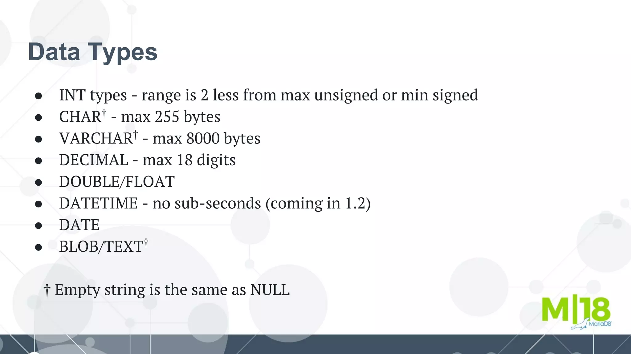 M|18 Understanding the Architecture of MariaDB ColumnStore | PPT