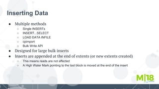 M|18 Understanding the Architecture of MariaDB ColumnStore | PPT
