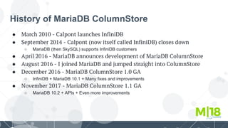 M|18 Understanding the Architecture of MariaDB ColumnStore | PPT