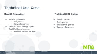 M|18 Understanding the Architecture of MariaDB ColumnStore | PPT