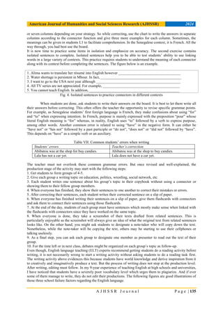 Creative Activities to Teach Writing Efficiently in Senegalese EFL ...