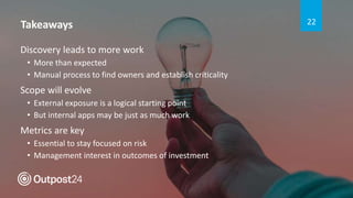 Outpost24 webinar - Reinventing application security with Omnicom | PPT