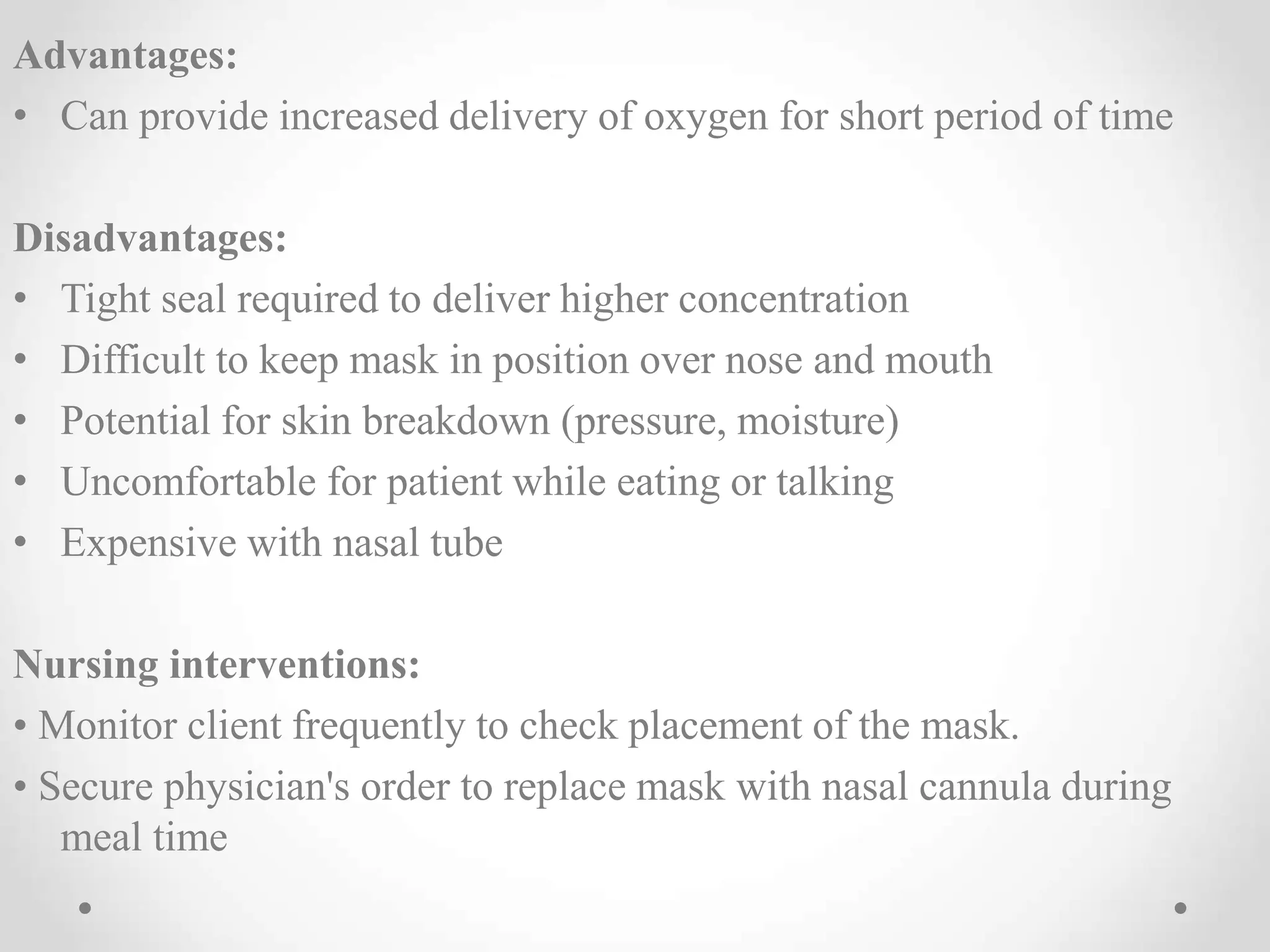 O2 administration, it types and nurses responsibilities | PPT