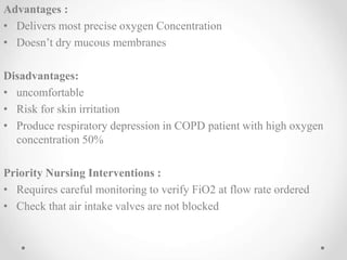 O2 administration, it types and nurses responsibilities | PPT