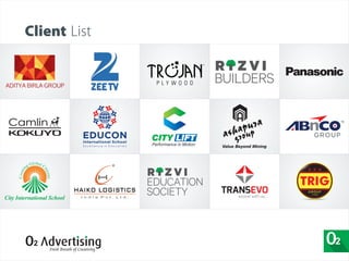 O2 Advertising profile - Graphic Design Agency | PPT