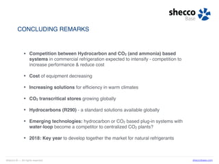 Global trends for natural refrigerants in commercial refrigeration | PDF