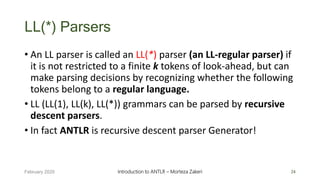 Antlr part1 introduction | PPTX