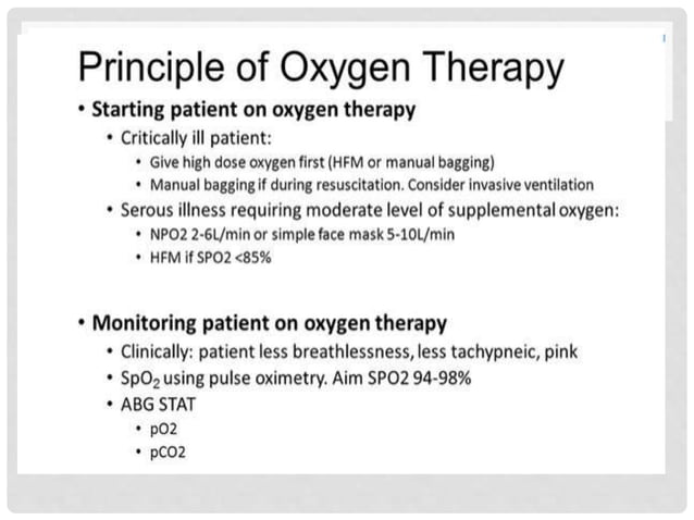 Oxygen inhalation for nursing care .pptx | Ear, Nose and Throat Conditions | Diseases and Conditions