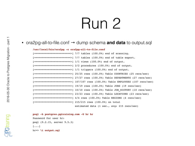 Oracle To Postgres Migration Part 1 Ppt