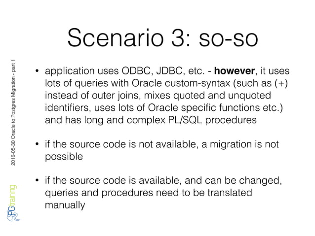 Oracle To Postgres Migration Part 1 Ppt