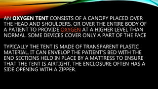 Oxygen therapy administration and types | PPTX