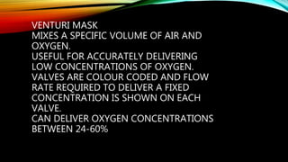 Oxygen therapy administration and types | PPTX