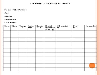 O2 therapy procedure | PPT