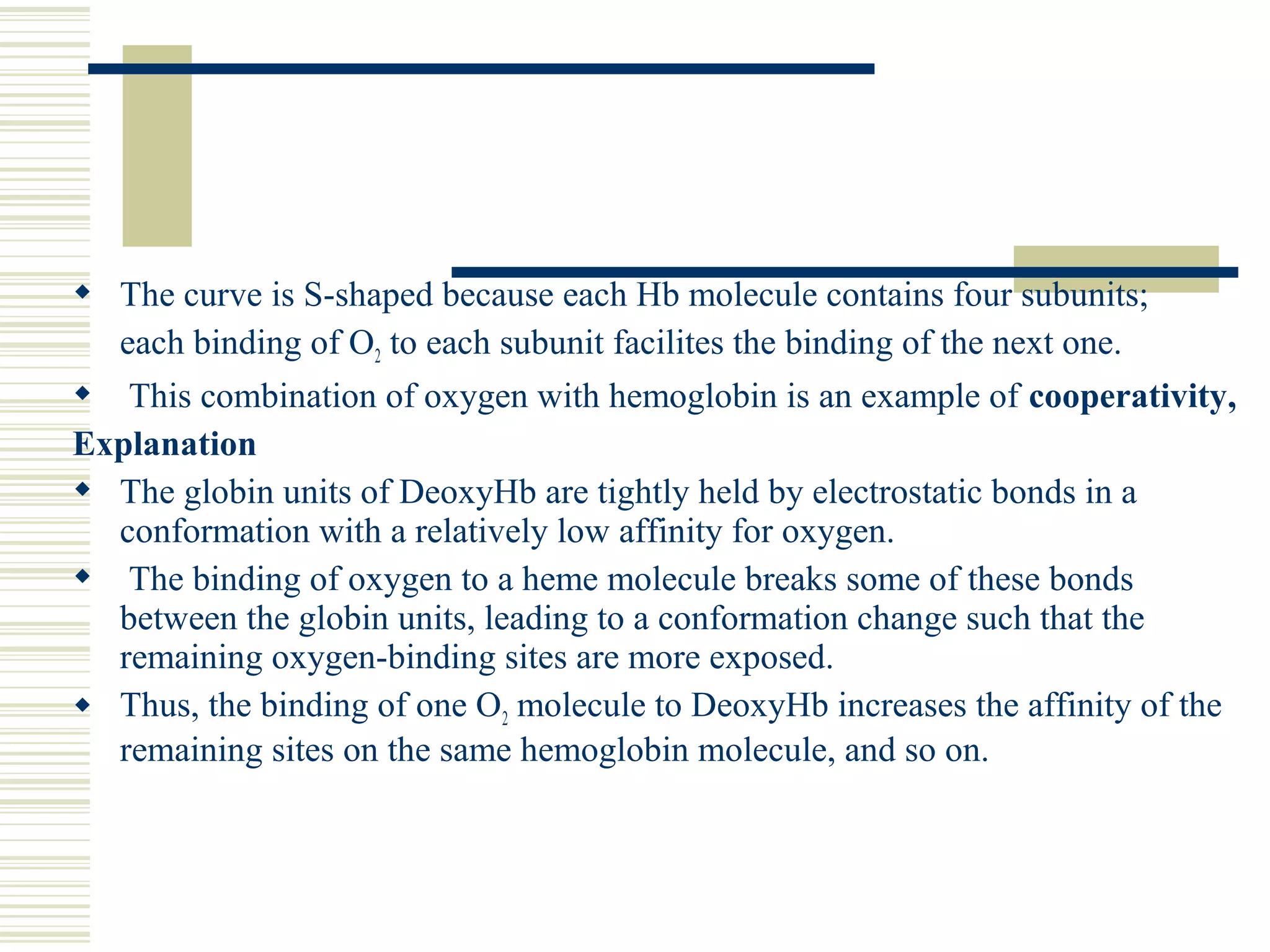 Physiology Of O2 Transport And O2 Dissociation Curve Ppt Lung And