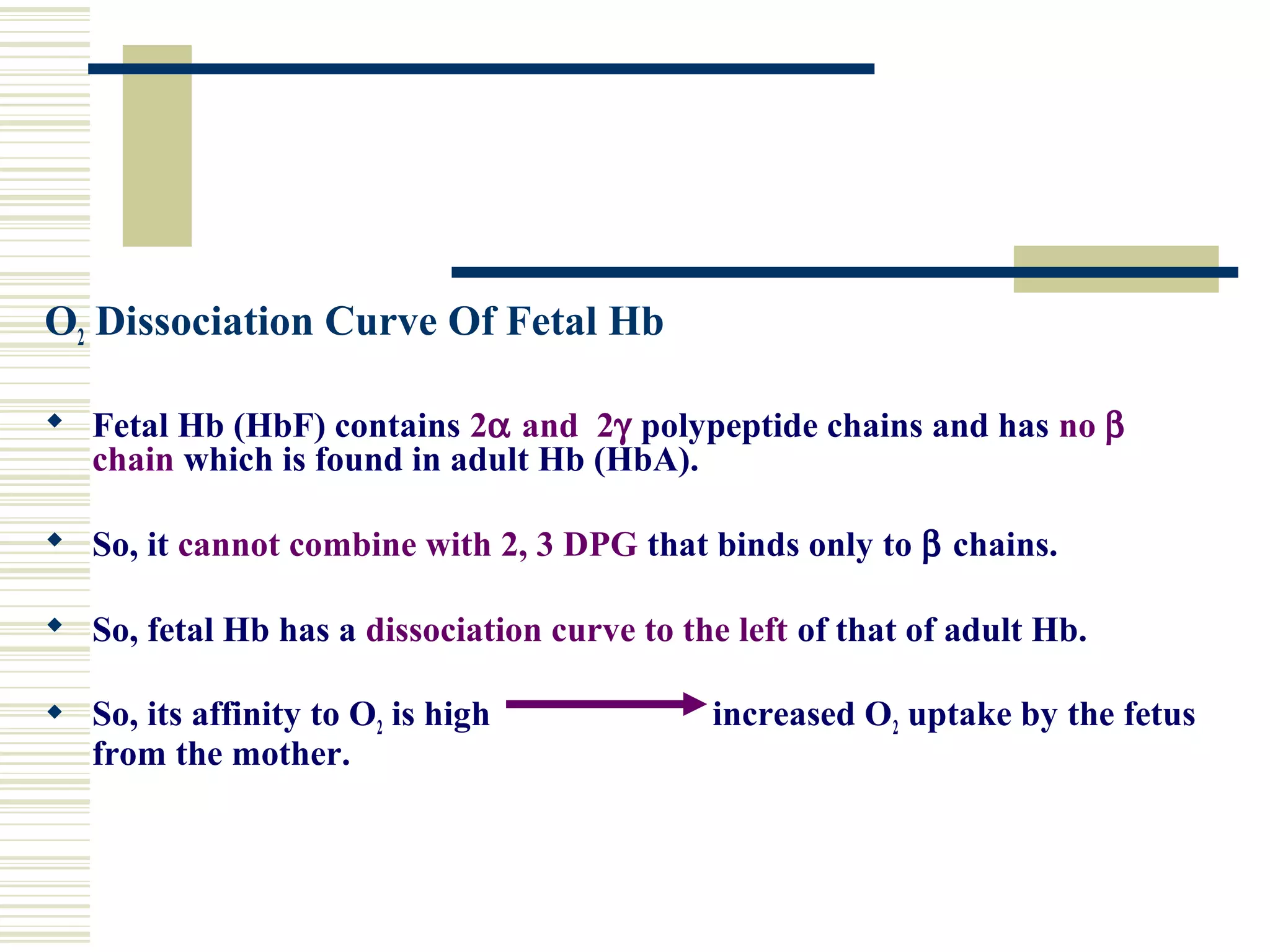 Physiology Of O2 Transport And O2 Dissociation Curve Ppt Lung And