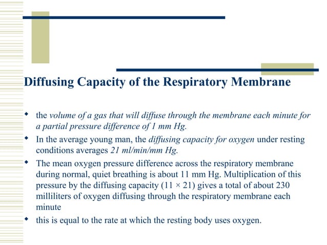 Physiology Of O2 Transport And O2 Dissociation Curve Ppt Lung And