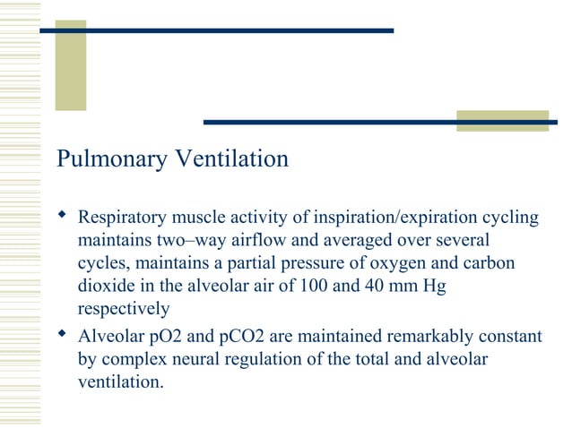 Physiology Of O2 Transport And O2 Dissociation Curve Ppt Lung And