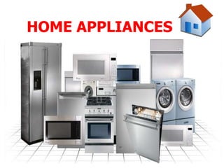 Appliances- Home vocabulary | PPTX